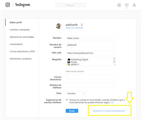 Cómo eliminar una cuenta de Instagram