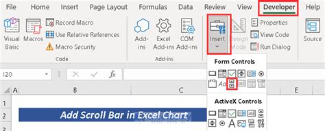 How To Add Scroll Bar In Excel Chart Step By Step Guide Exceldemy