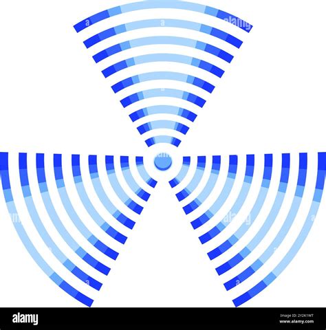 Interference Wireless Signal Wave Cartoon Vector Illustration Stock