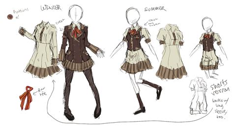Female Unform Sketch By Jotakuoc On Deviantart