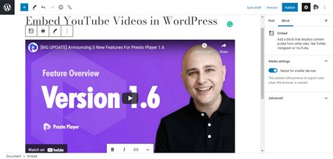 Step By Step Guide On Embedding Videos In Wordpress Websites