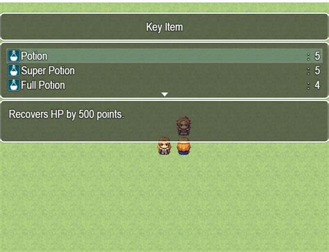 Rmmv Select Item Window As Normal Item Window Rpg Maker Forums