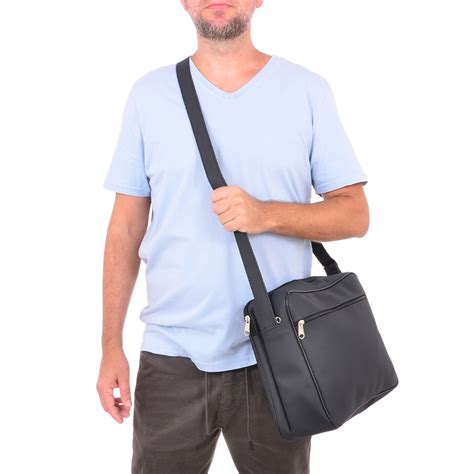 Bolsa Pasta Tiracolo Carteiro Transversal Masculino Em Couro Eco Masculina Notebook Shopee Brasil
