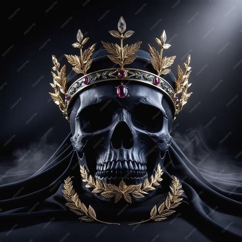 Queen Skull The Ultimate Symbol Of Royalty And Rebellion Premium Ai