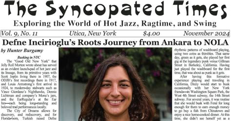 November 2024 The Syncopated Times