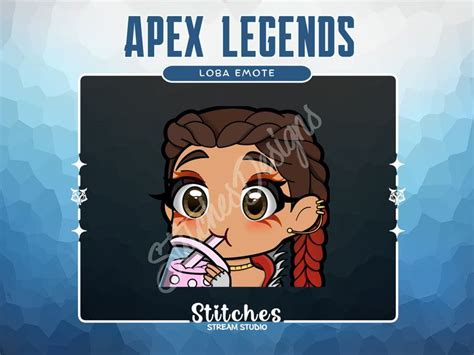 Apex Legends Loba Boba Tea Premade Emote Loba Emotes Twitch Chat