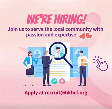 Hong Kong Breast Cancer Foundation On Linkedin Hiring Hkbcf