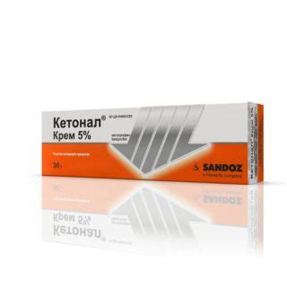 Кетонал 5% 30 г крем в тубе купить, цена и отзывы, инструкция по применению