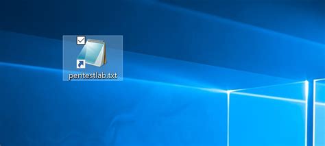 Persistence Shortcut Modification Penetration Testing Lab