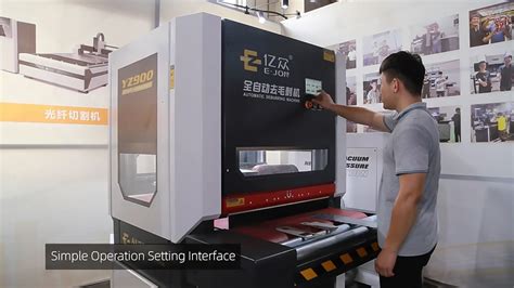 Ejon Yz1300ss Sheet Metal Face And Edge Chamfer Sanding Grinding