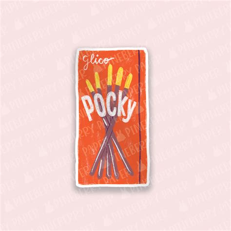 Pocky Vinyl Sticker Pineberry Paper