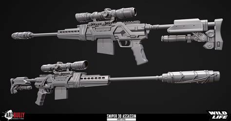 Sniper 3d Assassin — Art Bully Productions Llc Game And Cinematic Art