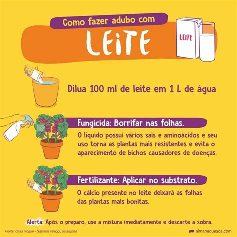 Como Fazer Adubo Usando Leite Como Fazer Adubo Horta Dicas De