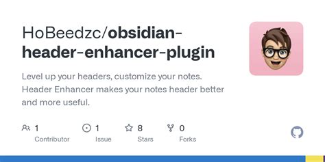 Github Hobeedzcobsidian Header Enhancer Plugin Level Up Your Headers Customize Your Notes