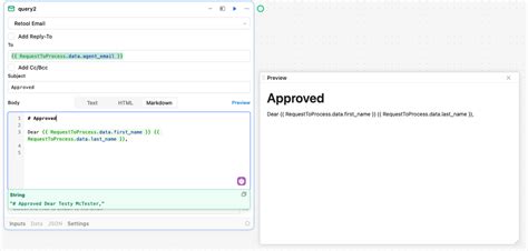 Email Markdown Preview Not Interpolating Variables 💬 Workflows