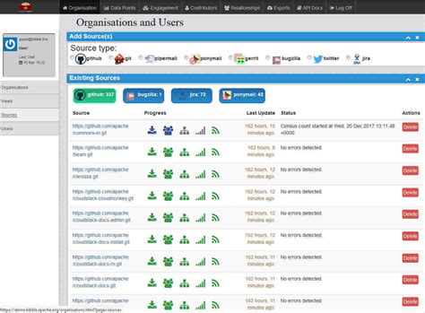 Apache Kibble Software Manager