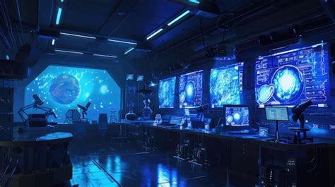 Premium Photo Holographic Workstations Dynamic Threat Analysis