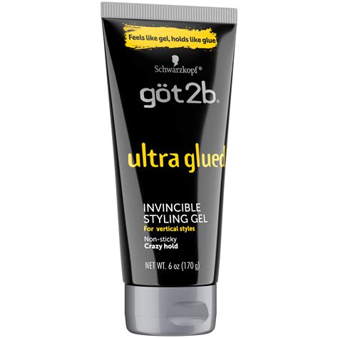 Got2b Ultra Glued Invincible Styling Hair Gel 6 Oz