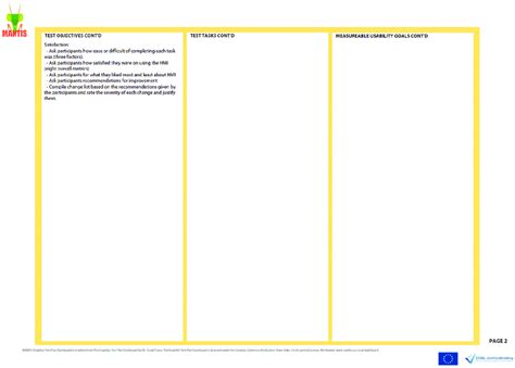 23 an example of a filled usability validation plan document page 2