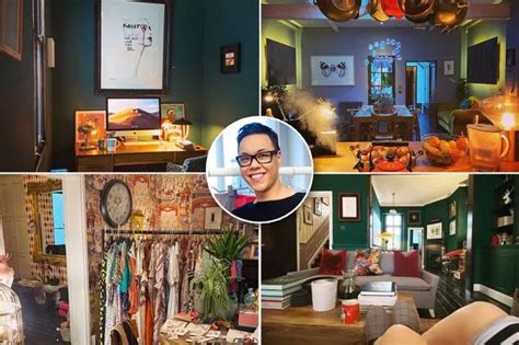 Inside Gok Wans Plush Home With Stag Head And Two Tvs In The Dining