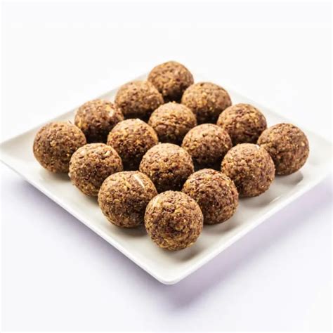 Fresh Alsi Ladoo Pinni Traditional Flaxseed Laddu Altouheed Foods