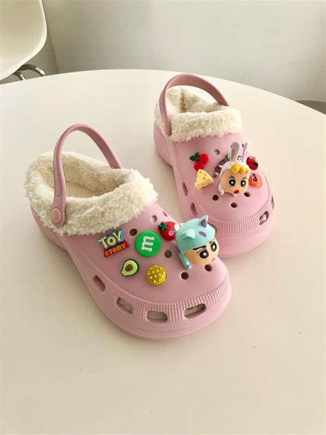 너앤나 [5cm 캐릭터 지비츠세트 양털깔창포함] 뚜니 Eva 초경량 방수 샌들 키높이 통굽슬리퍼