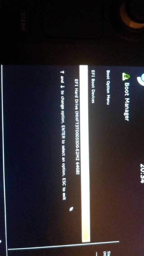Bios Menu R Steamdeck
