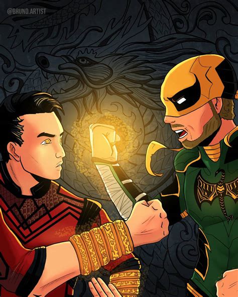 Shang Chi Vs Iron Fist By Brunoartist1581 On Deviantart