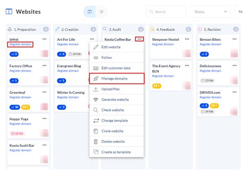 Managing Domains In The Domain Manager Global Support