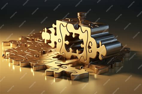 Premium Photo A Puzzle Coming Together To Form The Word Generative Ai