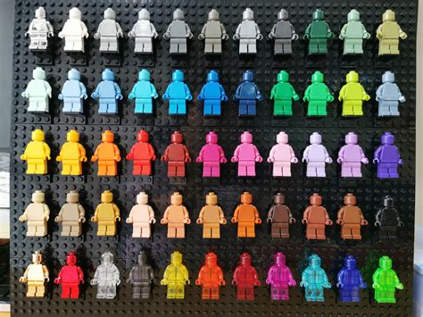 Lego Collectible Minifigures Monofigs 55 Monochrome Minifigures