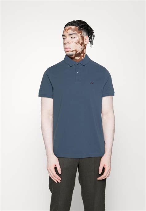 Tommy Hilfiger Flag Under Placket Reg Polo Shirt Blue Coastblue