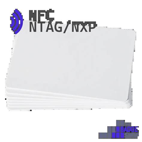 NTAG NXP PVC Card Stock NTAG InstantCard Badge Shop