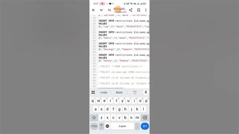 sql database youtube