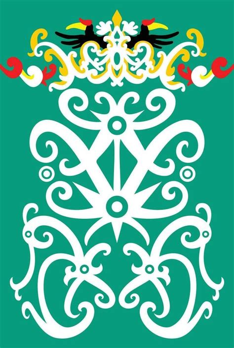 Best 13 Download Motif Pattern Dayak Kalimantan Design Free Vector For