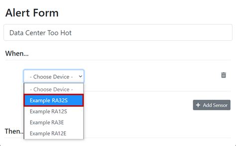 How To Create Alerts In Room Alert Manager Avtech