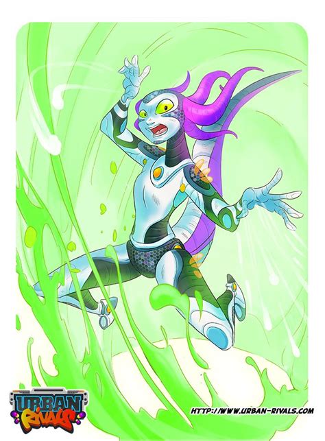 Hive Aaxolotl Level5 Book Art Urban Rivals Character Design