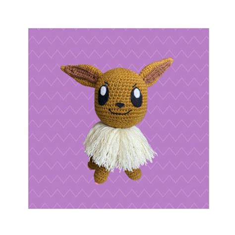 Pdf Pattern Eevee Crochet Patterns Amigurumi Downloadable Etsy
