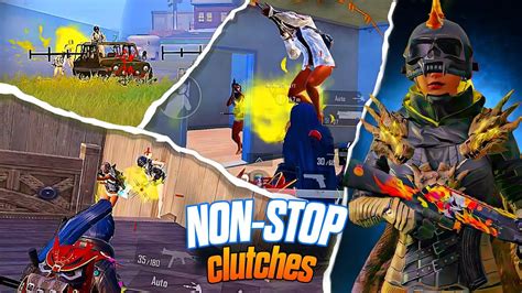 Non Stop Aggressive Clutches 🔥 Bgmi Pubgmobile Bgmi Clutch
