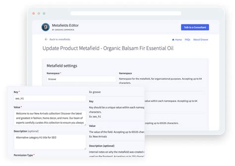 Free Bigcommerce Metafields Editor App Groove Commerce