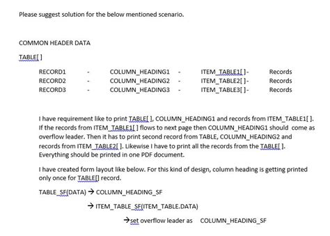 Dynamic Column Heading In ADOBE Form SAP Community