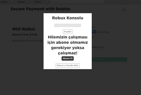 BEDAVA ROBUX HİLESİ GÜNCEL ROBUX ALMA