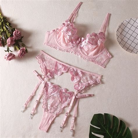 Lovecore Lingerie Set Bra And Panty Garter Belt Heart Set Ddlg Playground