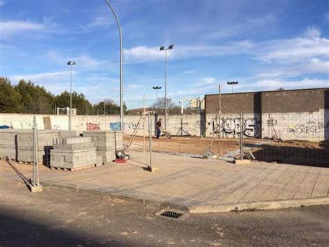 Avanzan a buen ritmo las obras de la nueva Pista de Pádel cubierta en