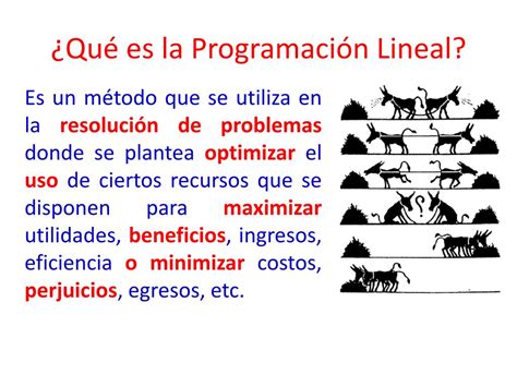 PPT PROGRAMACIÓN LINEAL PowerPoint Presentation free download ID