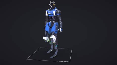 Hyperdash Striker 3d Model By Daan Van De Sijpe [95f7736] Sketchfab