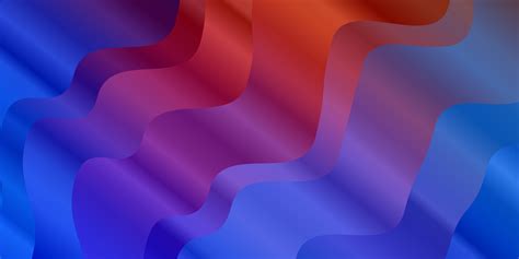 Light Blue Yellow Vector Background With Lines Abstract Illustration With Gradient Bows Template