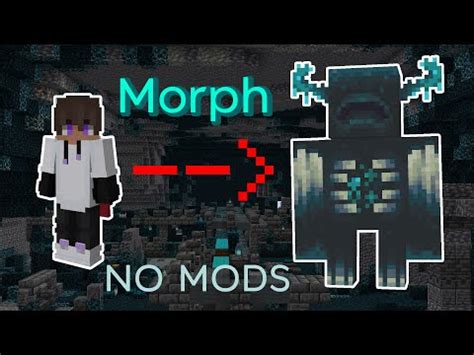 How To Morph Into Any Mob In Minecraft No Mods YouTube
