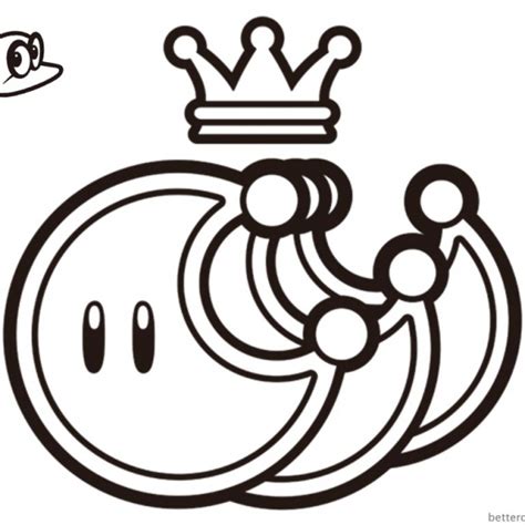 Super Mario Odyssey Coloring Pages Free Printable Coloring Pages