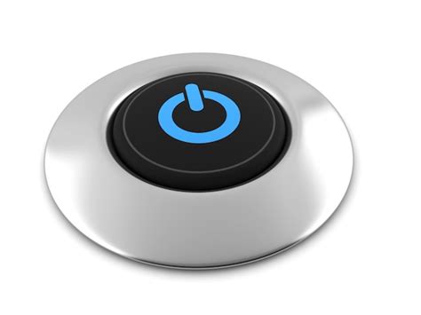 Premium Photo Black Power Button Off Or On Isolated